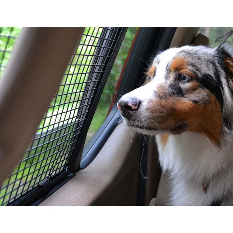 Buy BreezeGuard Metal Screens for Car Windows, Keeps Dogs Cool & Safe ...